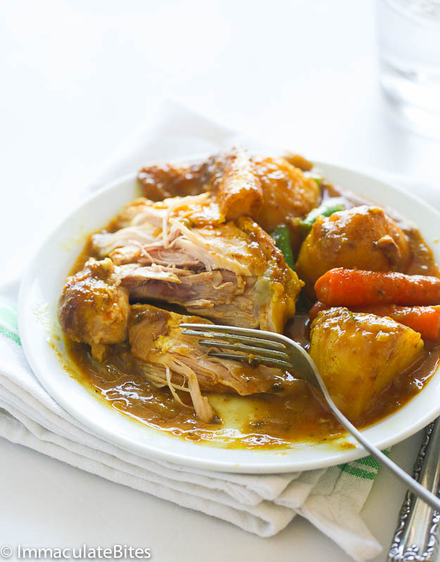 Slow Cooker Jamaican Chicken Curry | Under the Jacaranda Tree